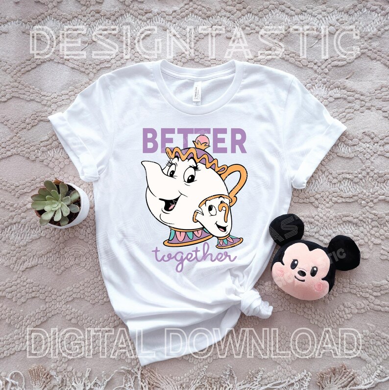 Mrs. Potts Svg, Beauty and the Beast, Chip and Mrs. Potts Shirt Png ...