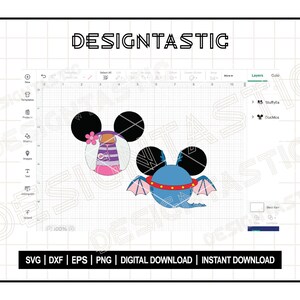 Doctor Mouse Ear SVG Bundle | Cute Hippo & Stuffy Cut Files | Funny ...