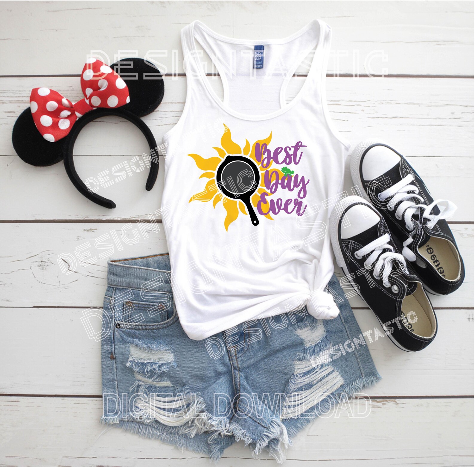 Best Day Ever, Magical Quotes Svg, Frying Pan Silhouette, Tangled Sun ...