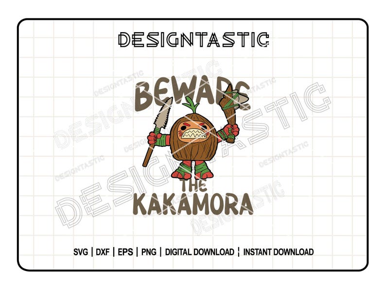 Beware the Kakamora Svg, Maui Svg, Tamatoa Svg, Funny Quote Svg, Ocean ...