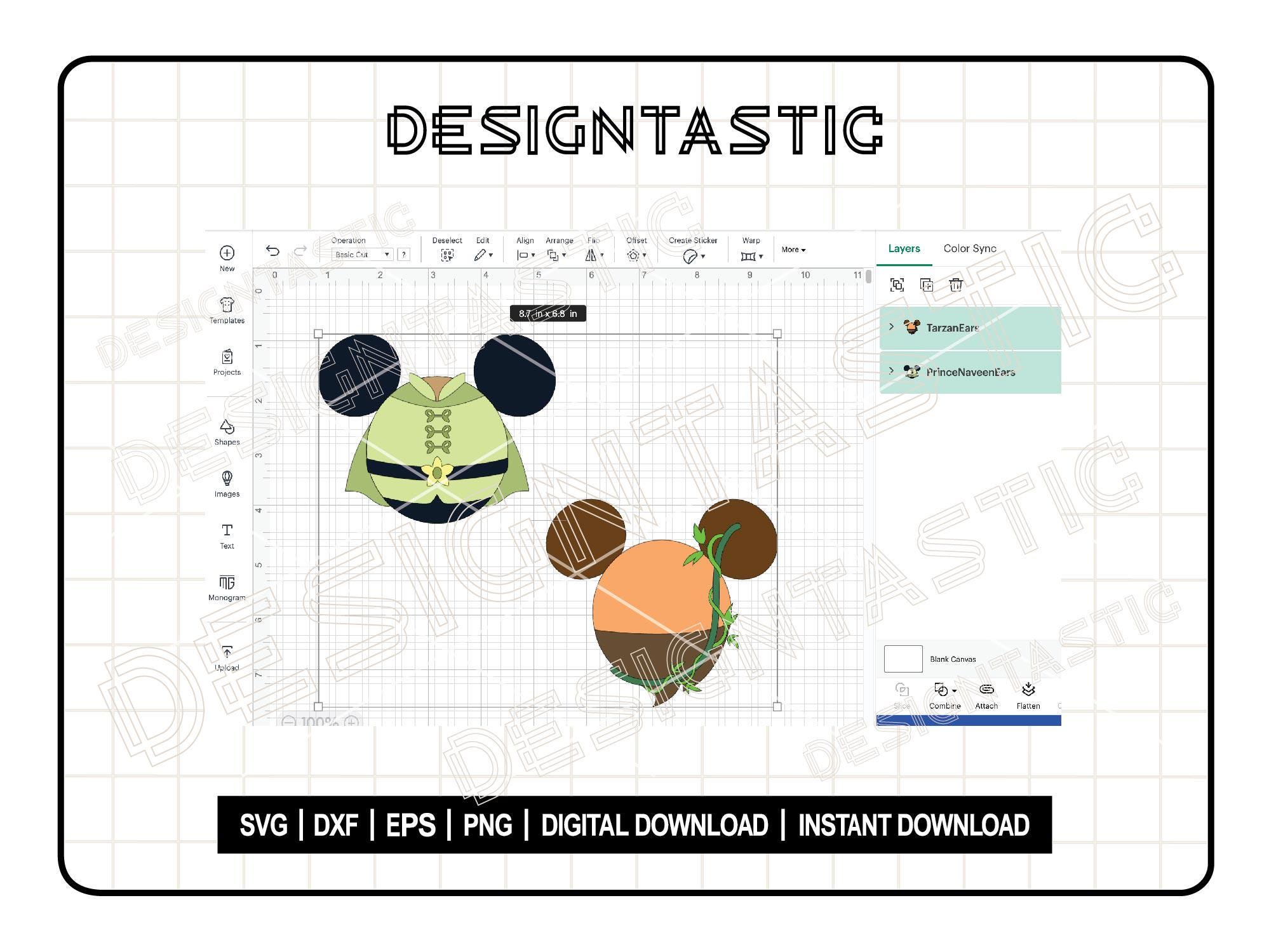 Prince Ears Bundle SVG, Prince Charming Ears Svg, Peter Pan Ears ...