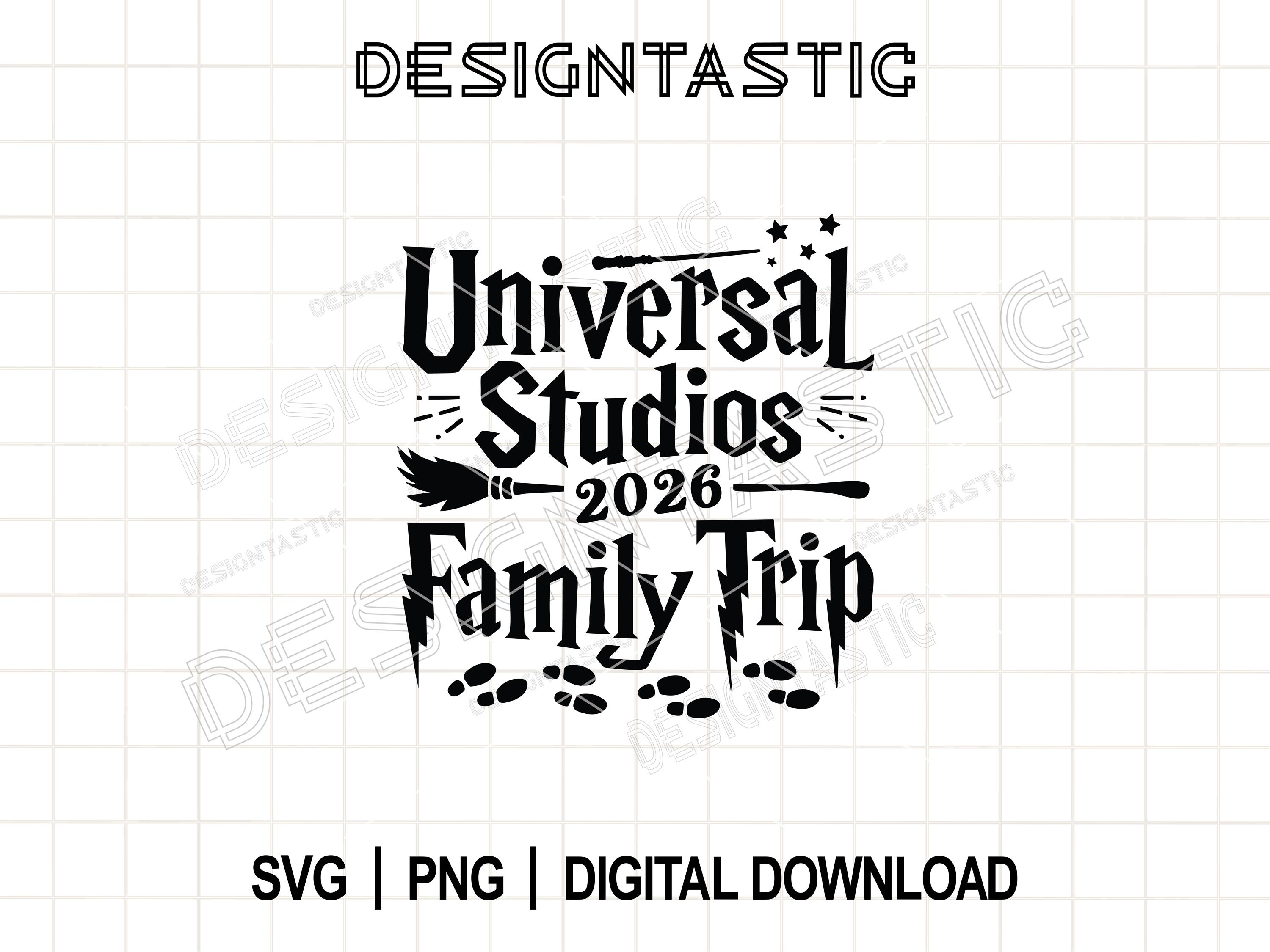 Family Trip Svg, Universal PNG, Magic Wand Svg, Witch, Wizard, Magical ...