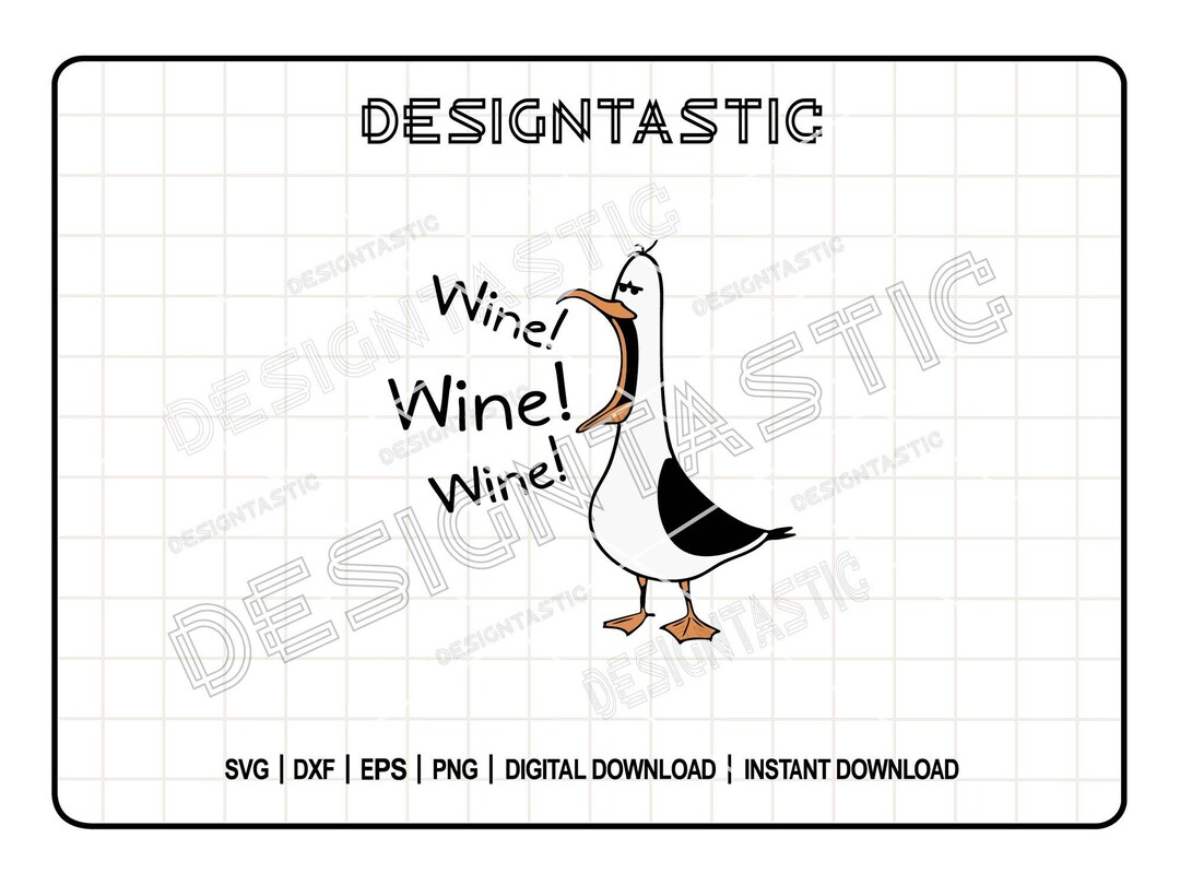 Wine Svg, Seagull Svg, Finding, Nemo, Seagull, Wine, Dory, Epcot, Food ...