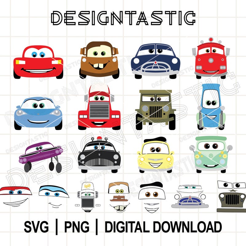 Sarge Cars Svg - Etsy