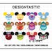 Monsters Ears Bundle SVG, Mike Ears Svg, Sulley Ears Svg, Roz Ears Svg ...