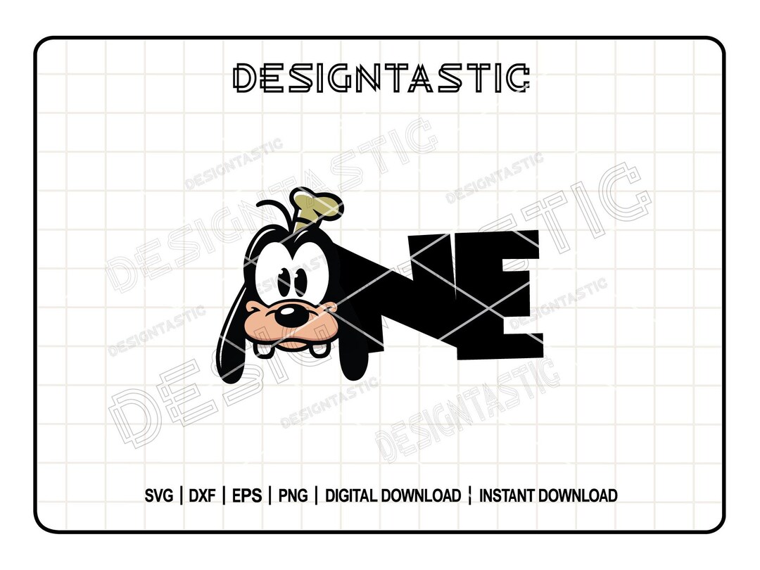 1st Birthday, Goofy Birthday, One, Family Birthday Boy Svg, Cute ...