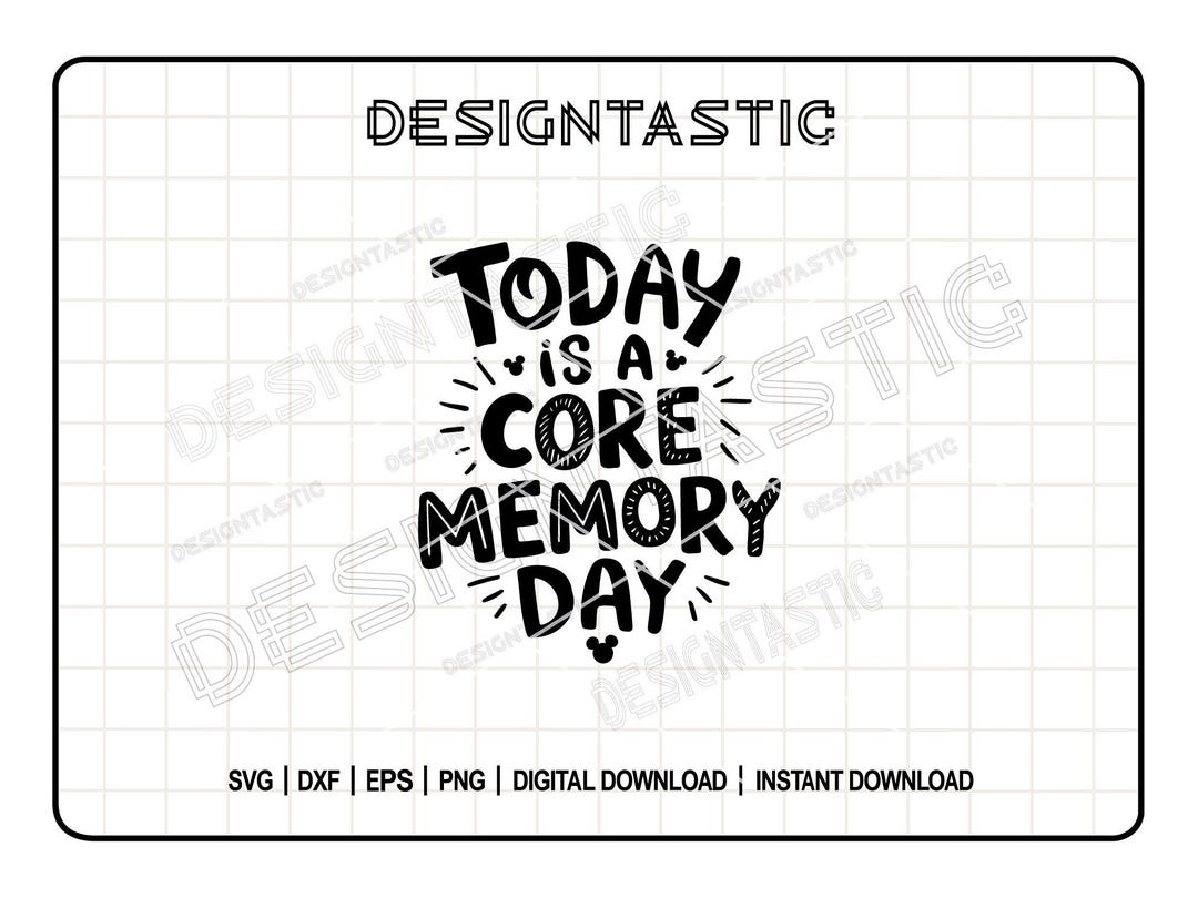 Today is a Core Memory Day, Magical Quotes Svg, Mouse Head Silhouette ...