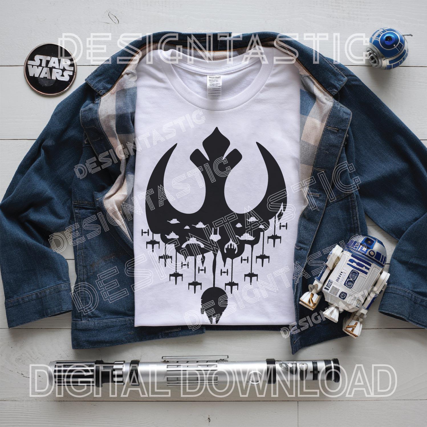 Imperial SVG, Rebel Svg, Star Wars, Cut Files for Cricut Silhouette - Etsy