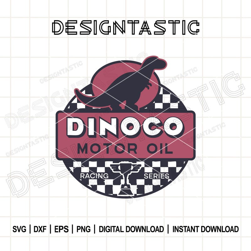 Dinoco Logo - Etsy