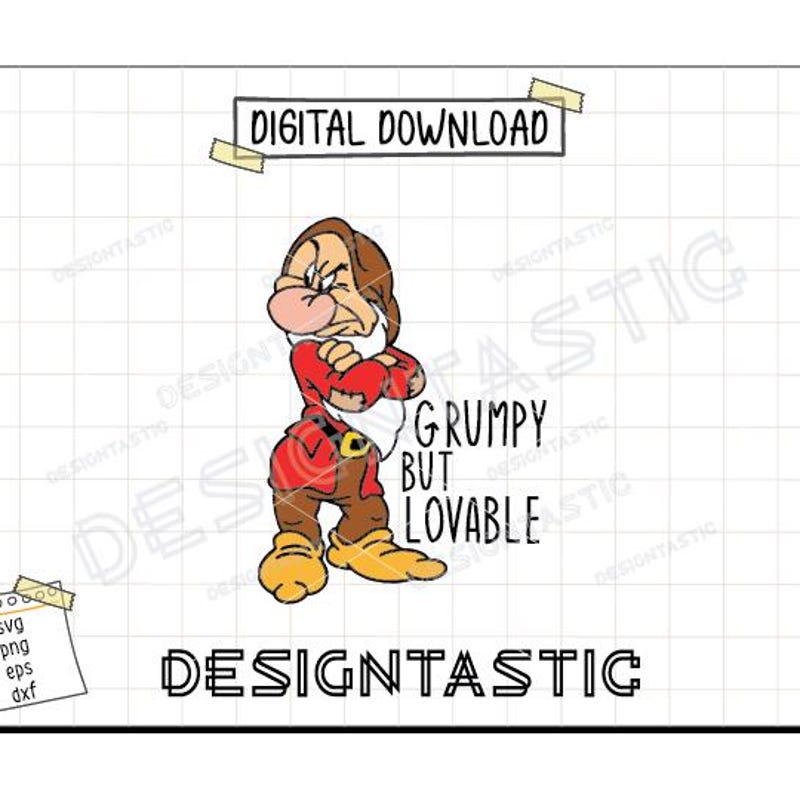 Dwarf grumpy - Etsy Italia