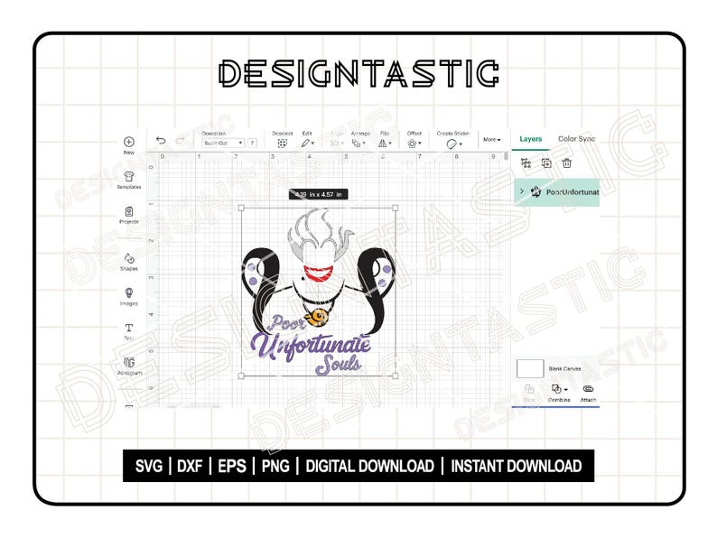 Poor Unfortunate Soul SVG, Villain PNG, Ursula, Quote SVG, Villain ...