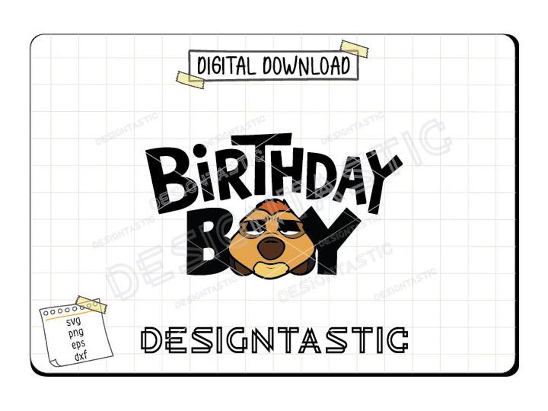 Birthday Boy Timon Svg, Lion King PNG, Magical Birthday Cut File, Wild ...