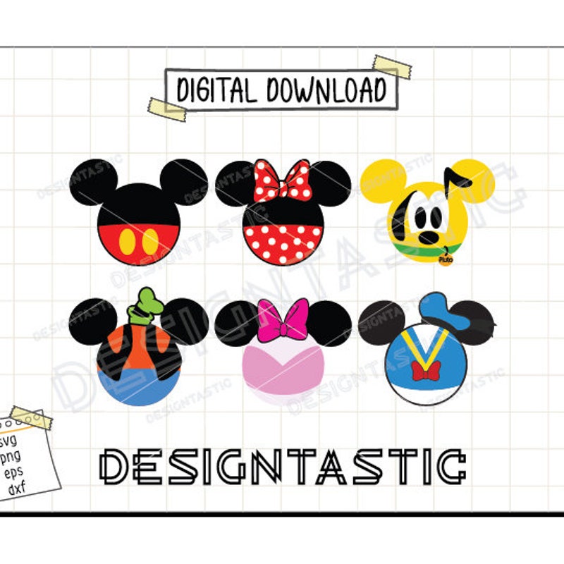 Mickey Ears Svg - Etsy