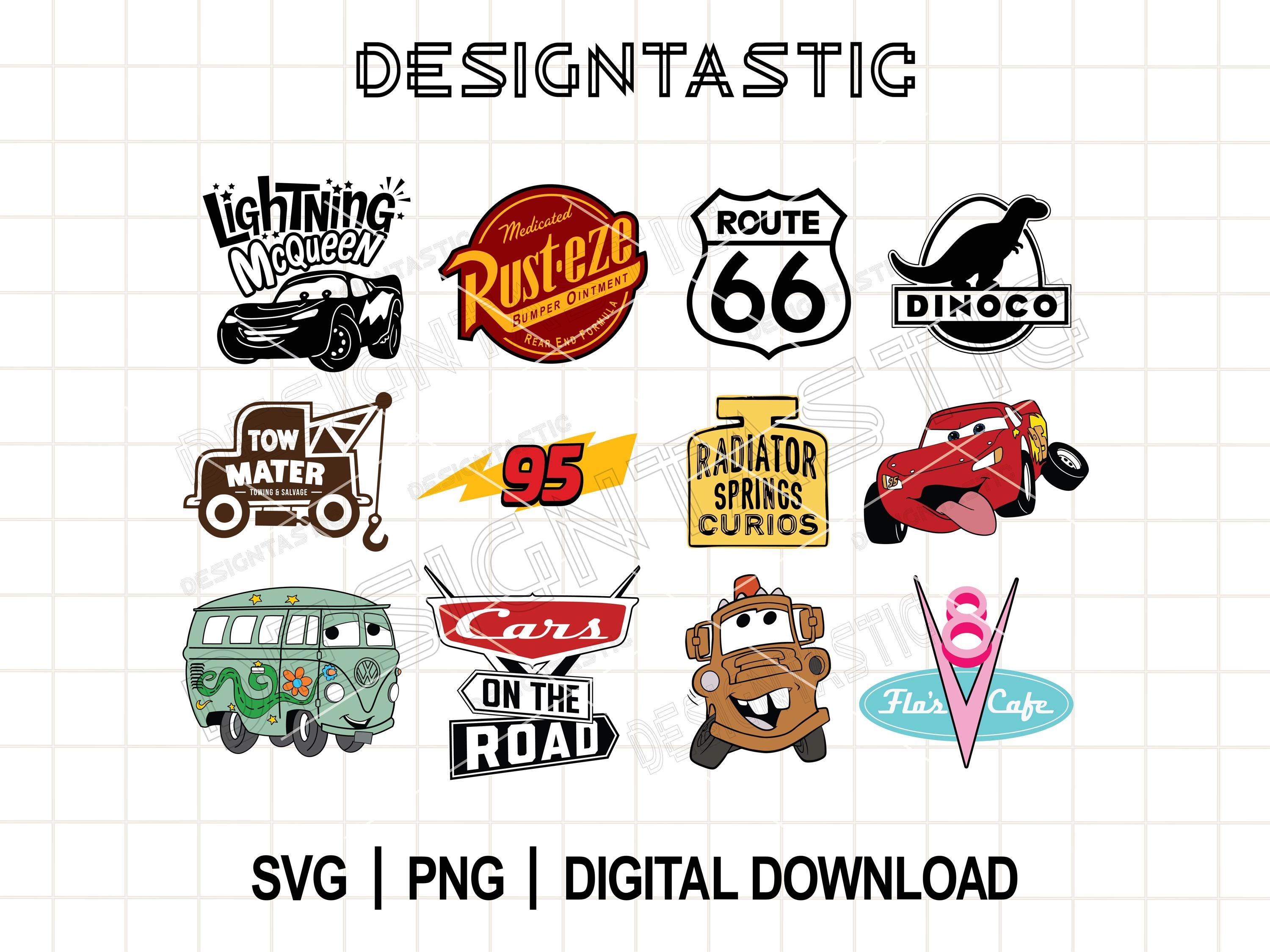 Cars SVG Bundle, Tow Mater, Cars Clipart, Racing Cars, Lightning ...