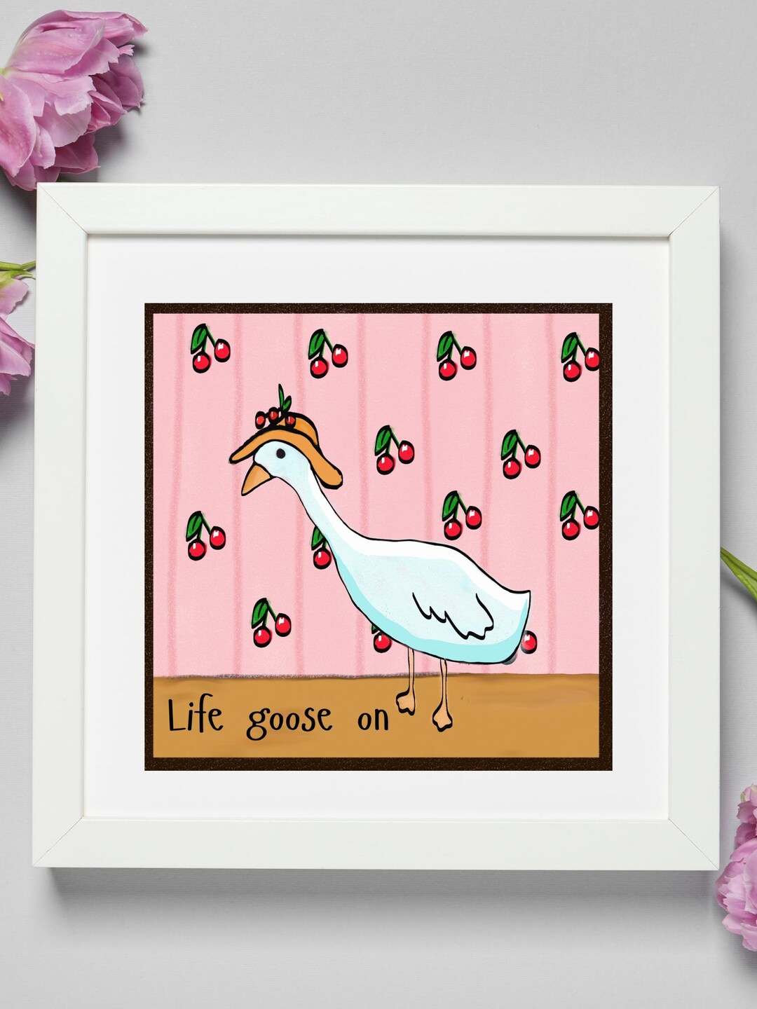 Silly Goose Digital Download: "life Goose On". Adorable Quote and ...