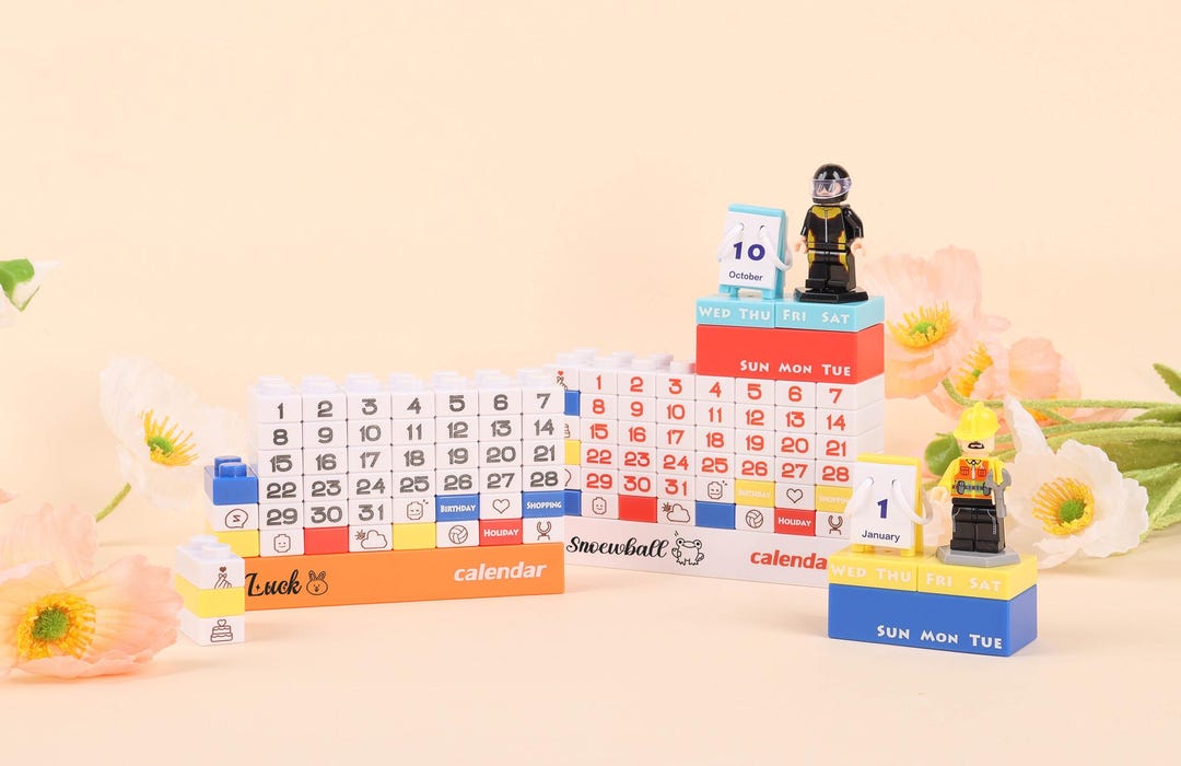 Custom Minifigures Calendar, Personalized Lego Minifigures Calendar ...
