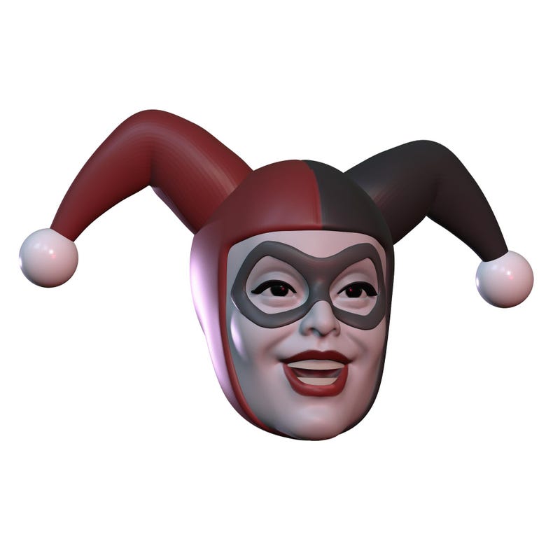 Clown Head Figure - Etsy