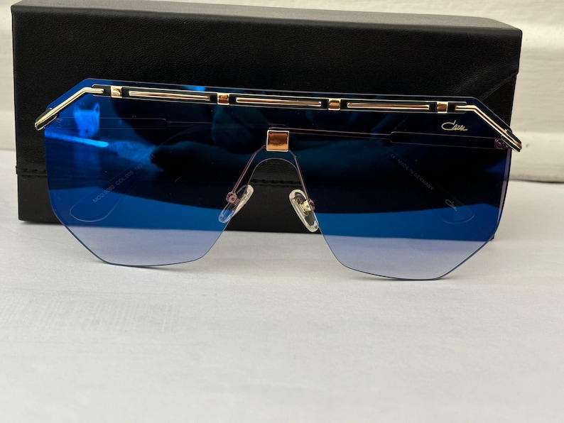 CAZAL Sunglasses Mod 9089 Vintage Rimless Frame With Blue Lens ...