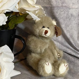 Ty Attic Treasures 1993 Dickens the Teddy Bear Beanie Baby Jointed ...