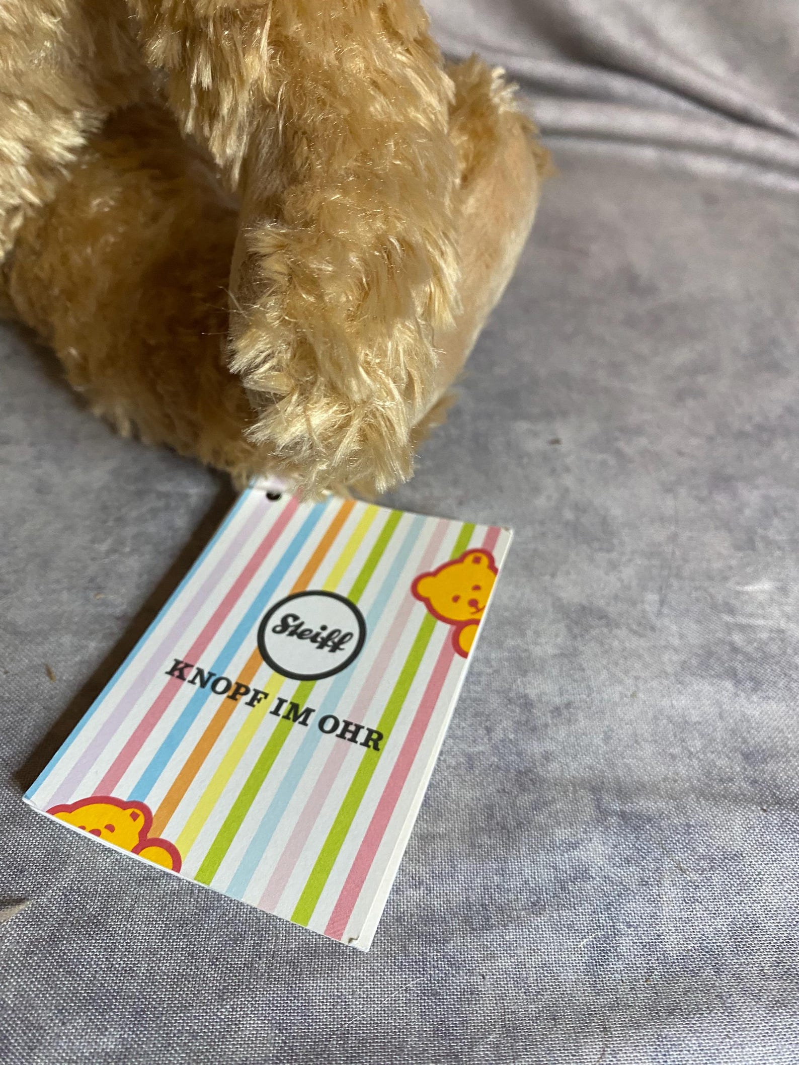 Steiff 022456 Elmar Teddy Bear Plush 13" 34cm Button & All Tags. Glass ...