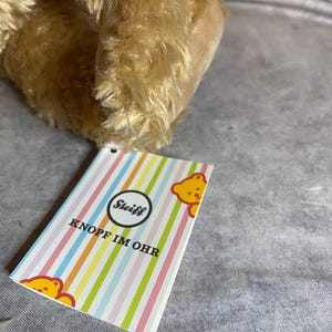 Steiff 022456 Elmar Teddy Bear Plush 13" 34cm Button & All Tags. Glass ...