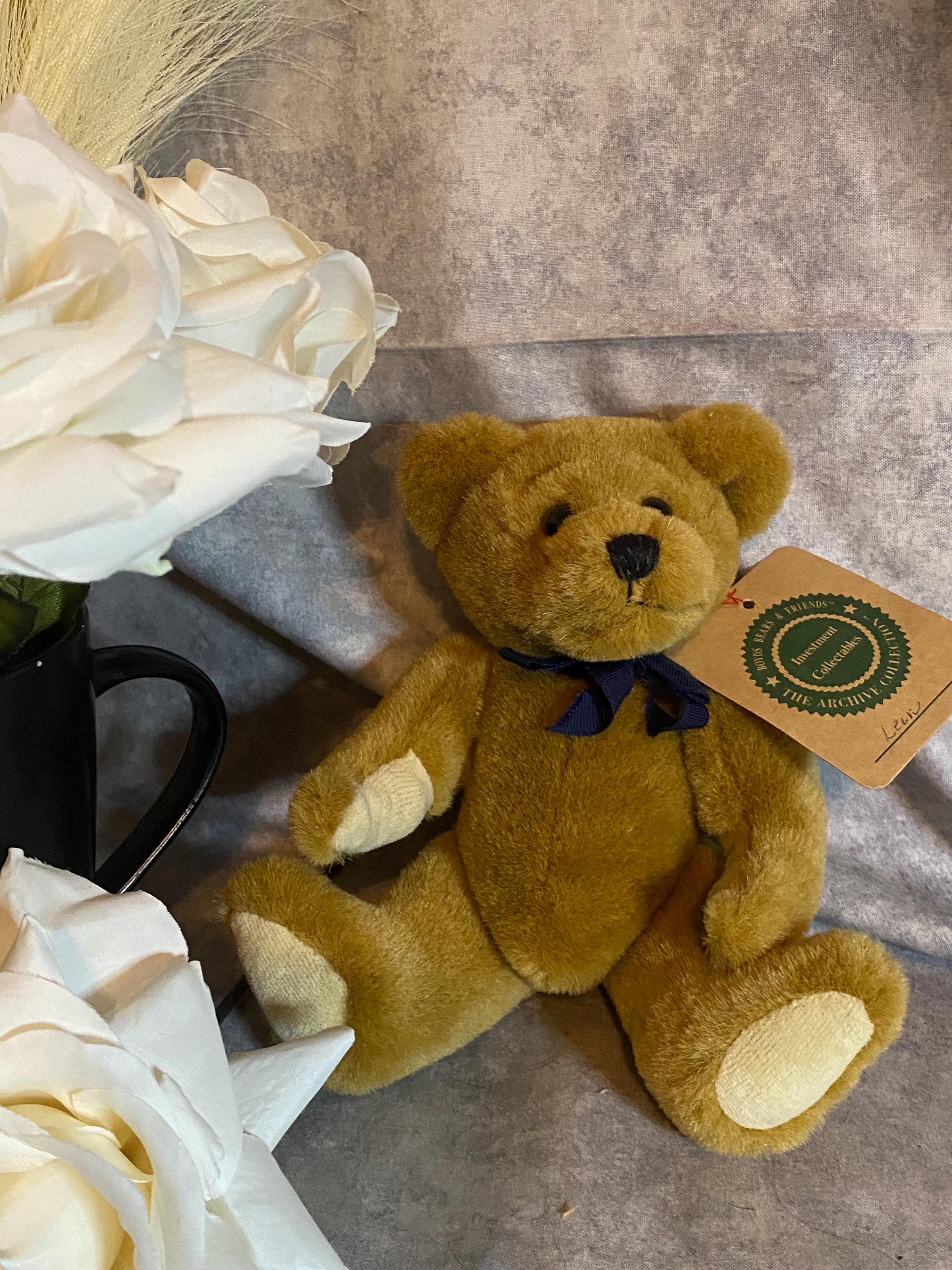 Cute Vintage 1990s Boyd's Bears 8" Leon Teddy Golden Plush Bear W Tags ...