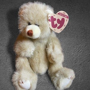 Ty Attic Treasures 1993 Dickens the Teddy Bear Beanie Baby Jointed ...