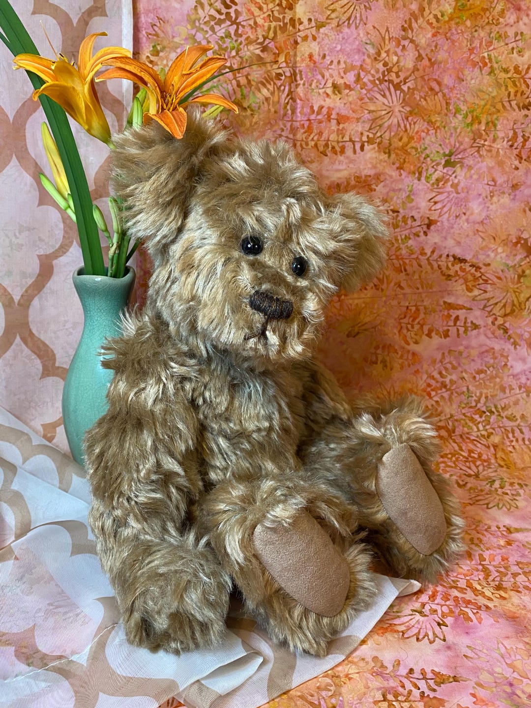 Artist Handmade Mohair Teddy Bear Ruthie O'neill Teddy Loves Company 16 ...
