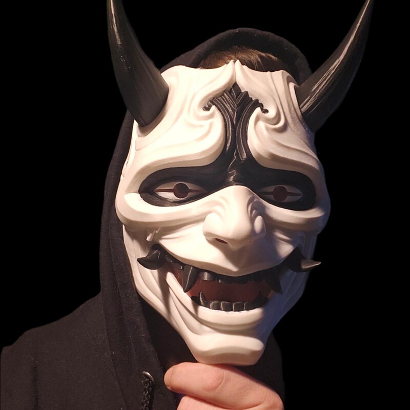 Oni Face Mask - Etsy