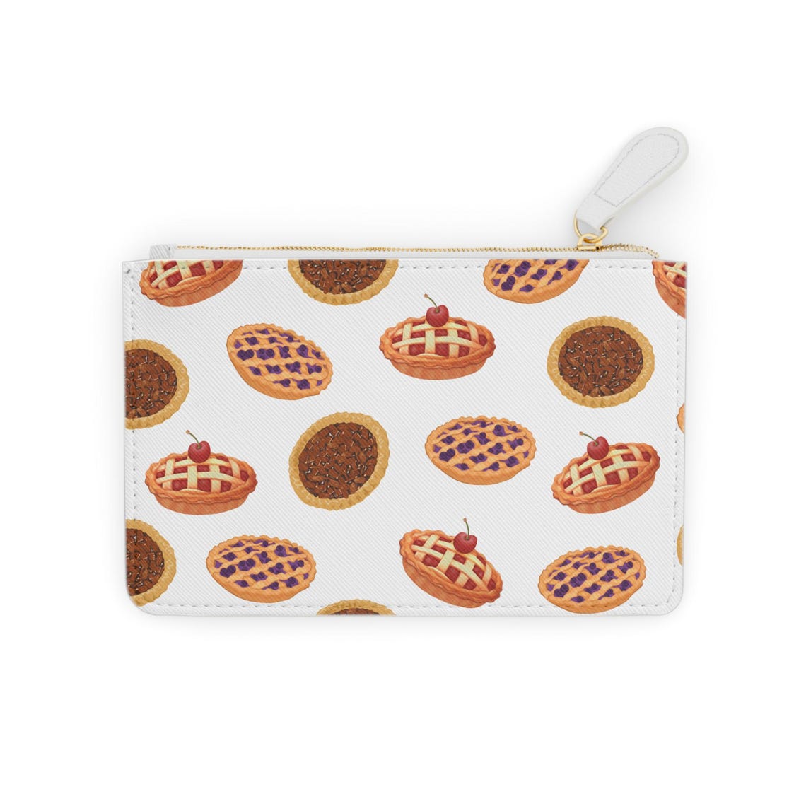 Pie Mini Clutch Bag Food Themed Handbag, Cute Coin Purse, Zipper Pouch ...