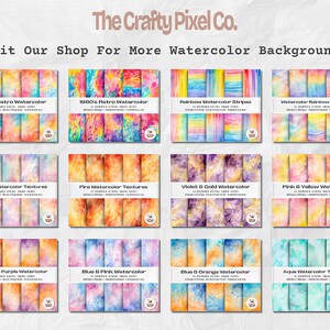 Pink Watercolor Printable Paper Pack Pink Textured Papers Watercolor ...