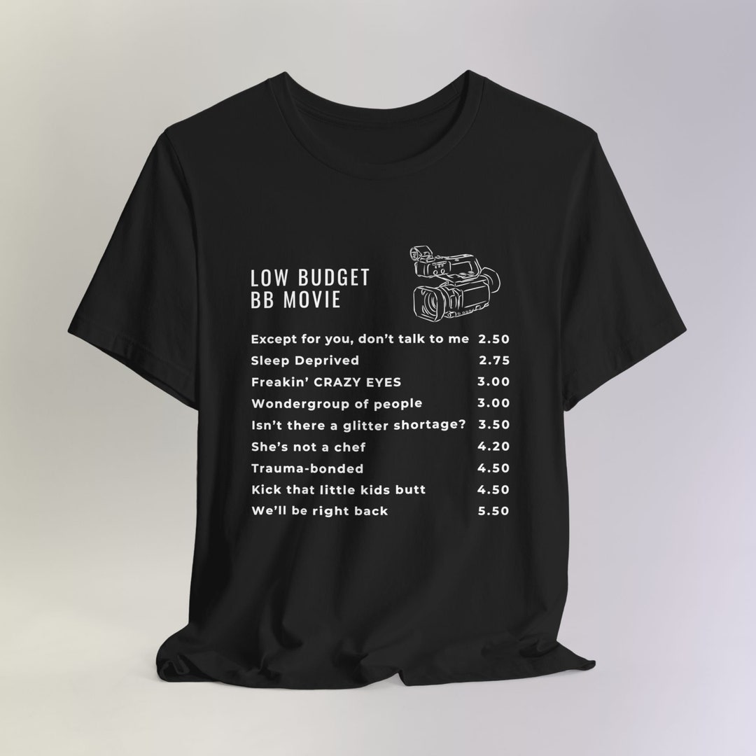 Big Brother Season 26 BB26 Menu Shirt - Etsy