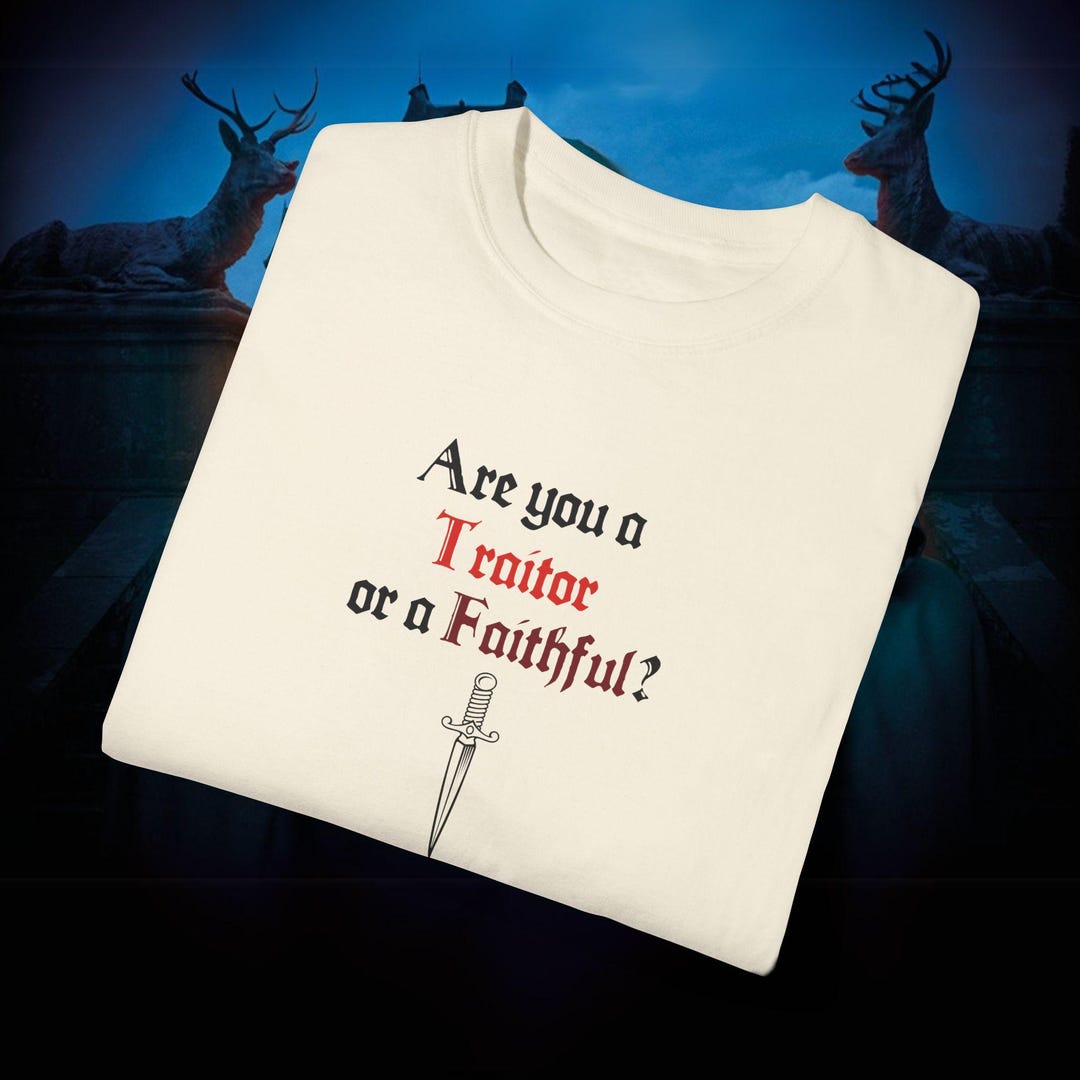 Are You a Traitor or a Faithful, the Traitors Reality TV Show T-shirt ...