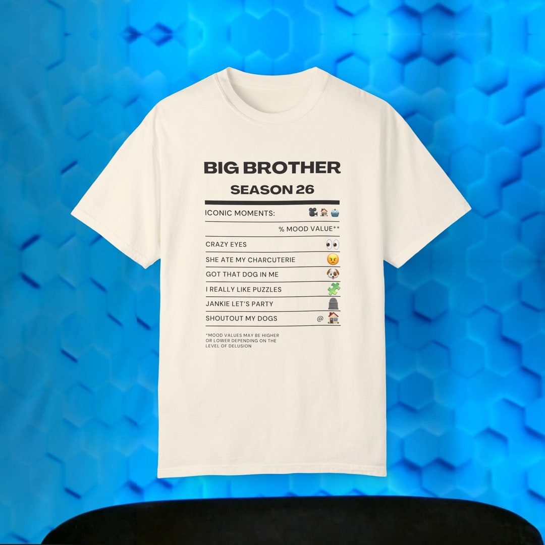 Iconic Moments of Big Brother Season 26, Comfort Colors T-shirt, Big ...