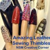 Leather Thimble ORIGINAL Amazing Handmade Leather Sewing Thimble ...