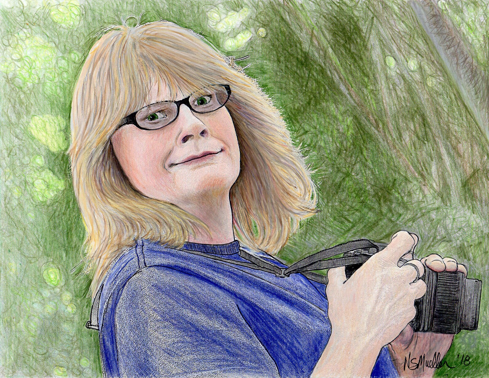 Custom Colored Pencil & Alcohol Marker Portraits Original - Etsy