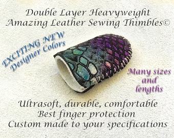 Leather Thimble - Etsy