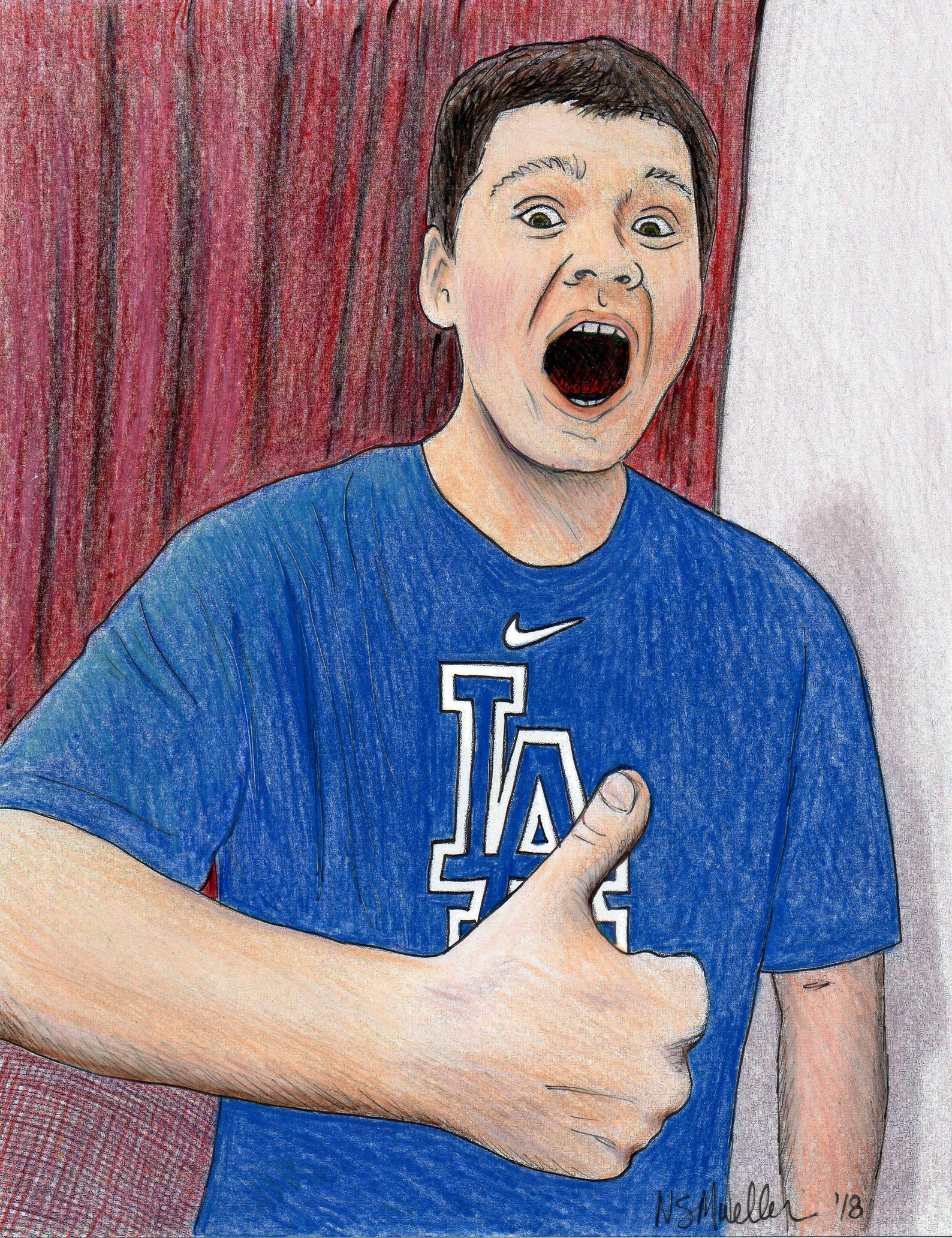 Custom Colored Pencil & Alcohol Marker Portraits Original - Etsy