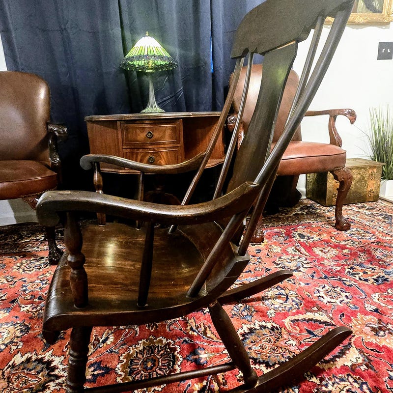 Antique Rocking Chair - Etsy
