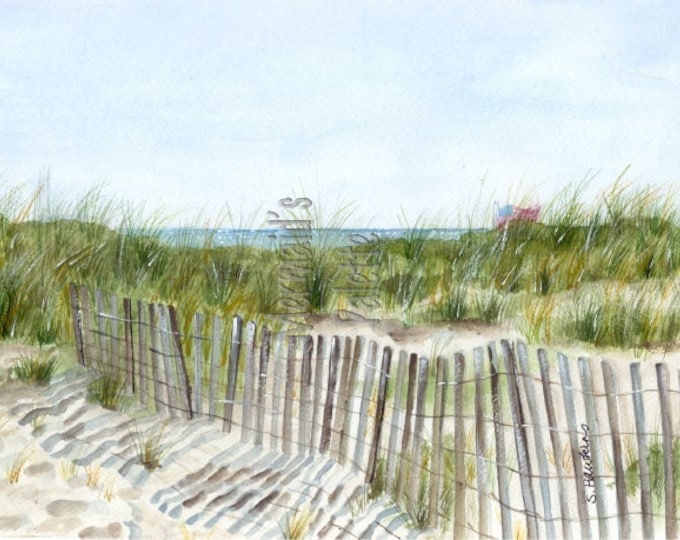 9/12/01 - Fine Art Print of Original Watercolor Painting, Long Island ...