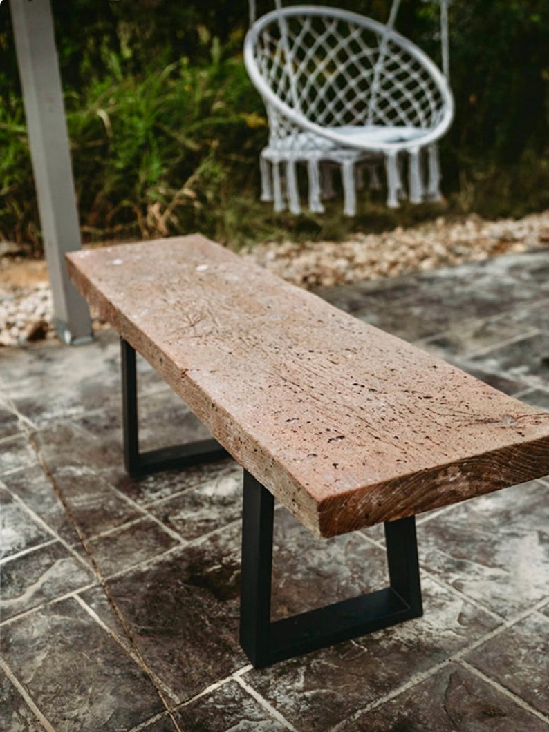 Concrete Bench. Unique, Custom Made Outdoor Bench - Etsy