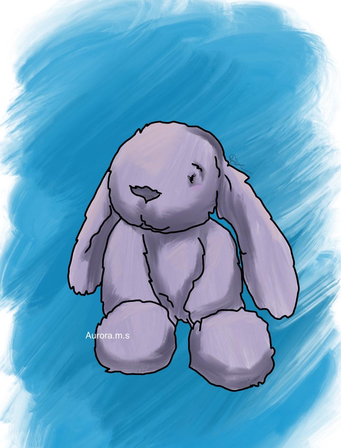 Custom Jellycat Inspired Drawing - Etsy