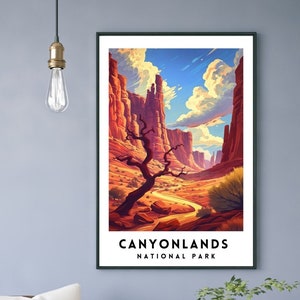 Canyonlands National Park Travel Print Wall Art Canyonlands National ...