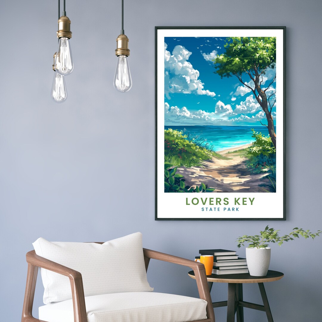 Lovers Key State Park Travel Print Wall Art Lovers Key State Park Wall ...