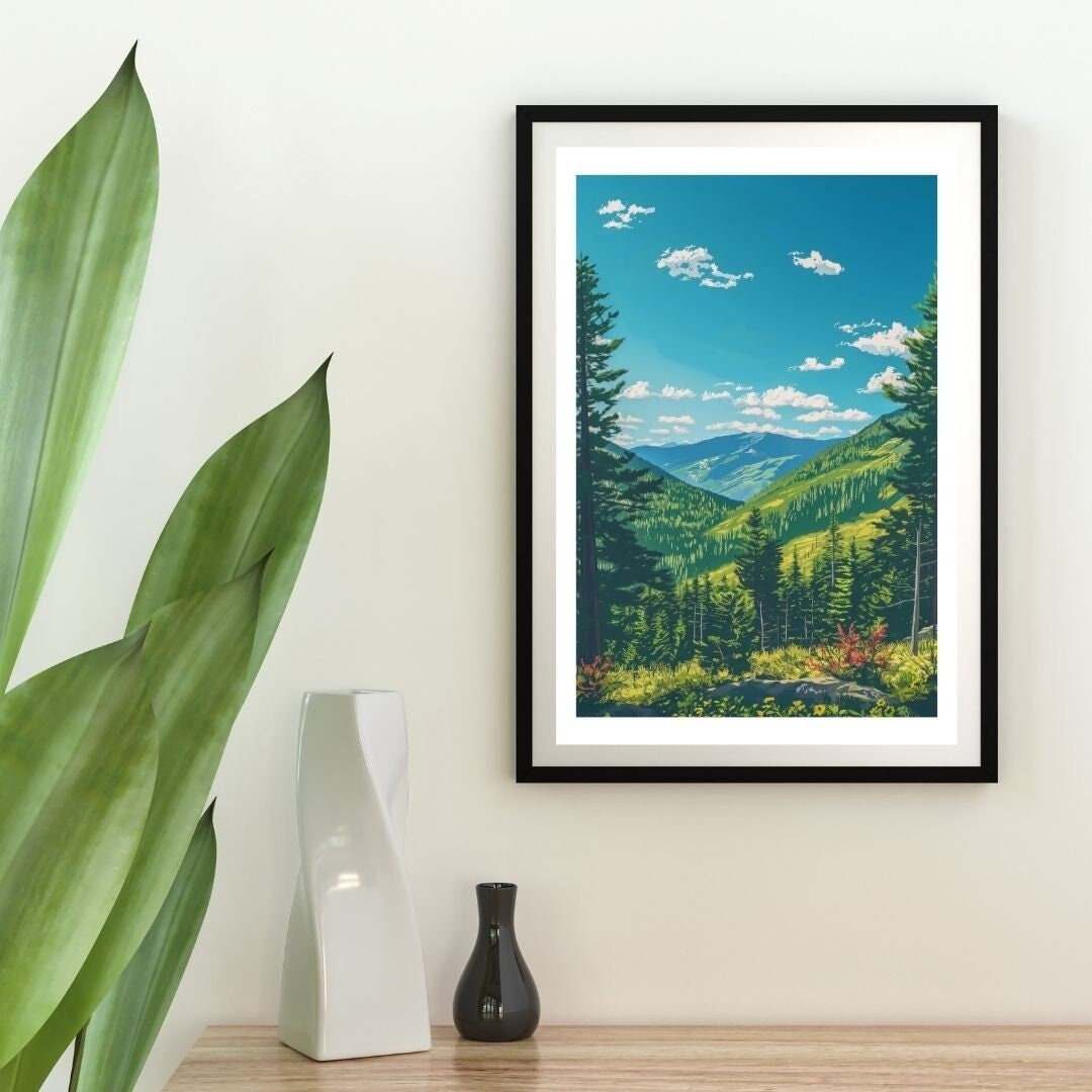 Sequoia Poster, Sequoia National Park Travel Poster, Sequoia Wall Art ...
