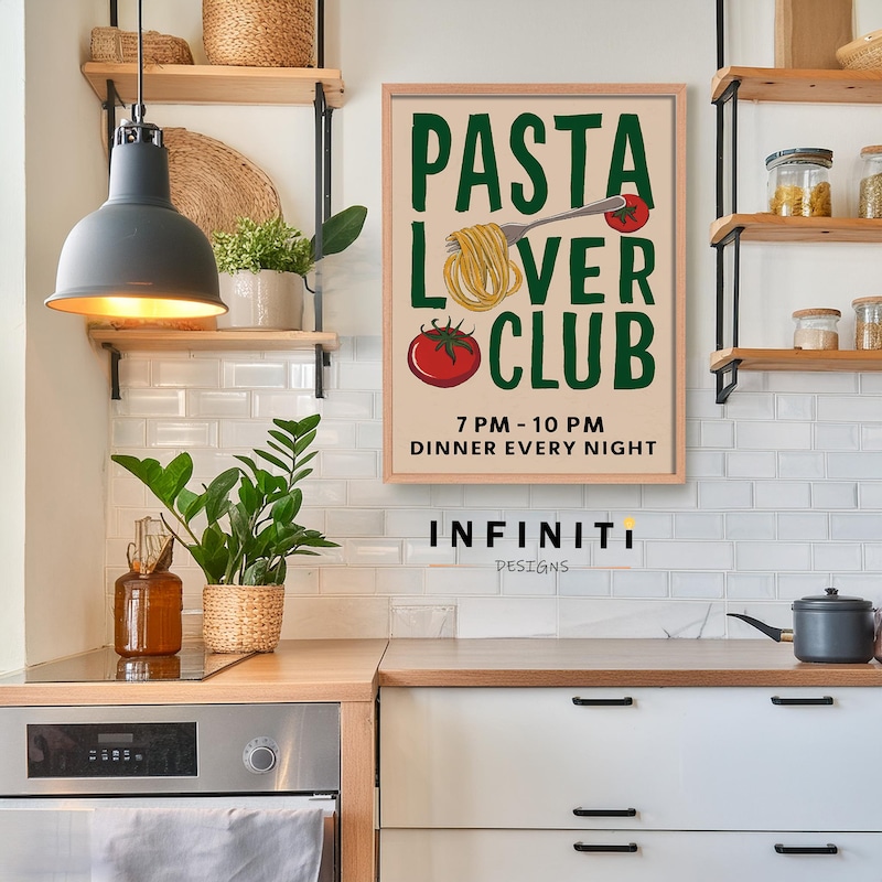 Pasta Poster - Etsy