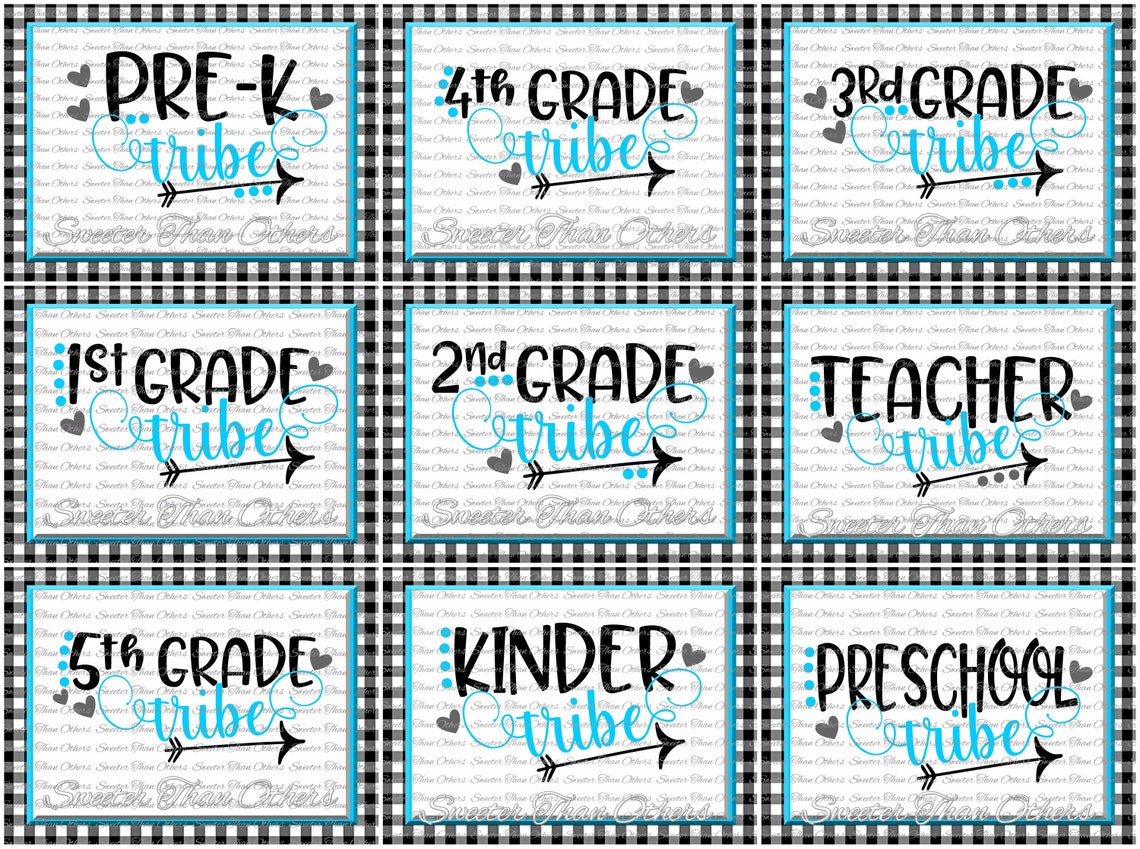 School Tribe SVG Bundle Teacher Tribe Svg First Day of School - Etsy