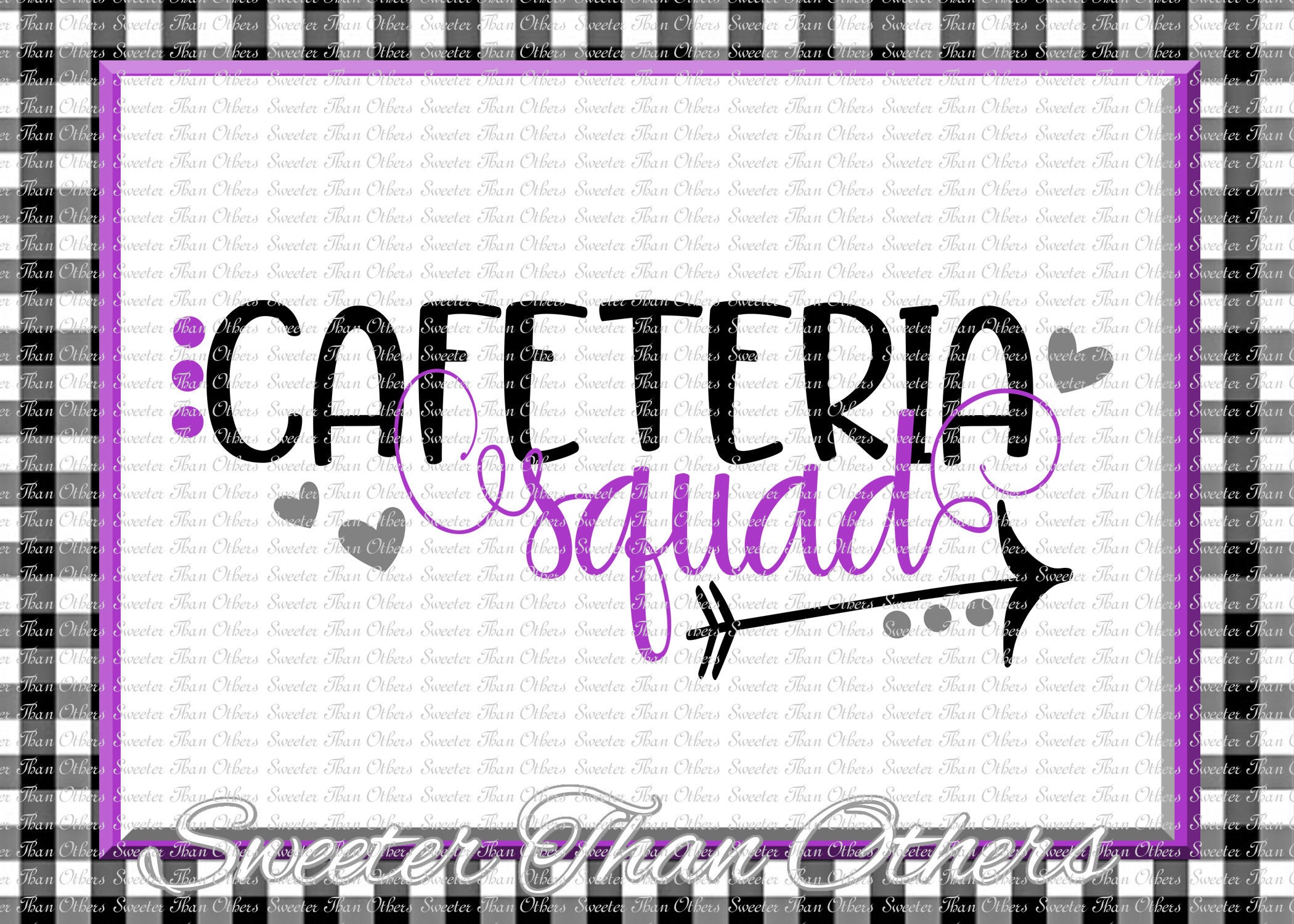 Cafeteria svg Cafeteria Squad svg Work Svg Dxf Silhouette | Etsy