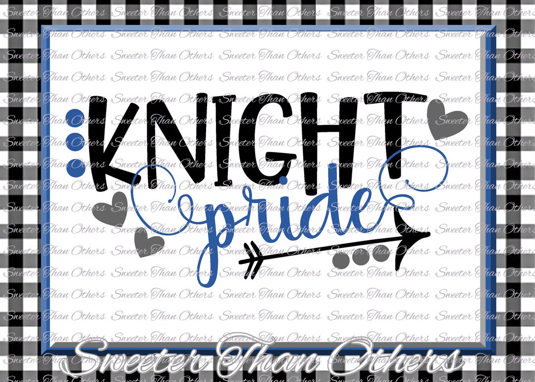 Knight Pride Svg Football Knight Baseball Knight Basketball - Etsy