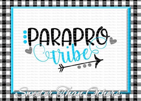 Teacher Svg PARAPRO Tribe Svg Teaching My Tribe Svg - Etsy